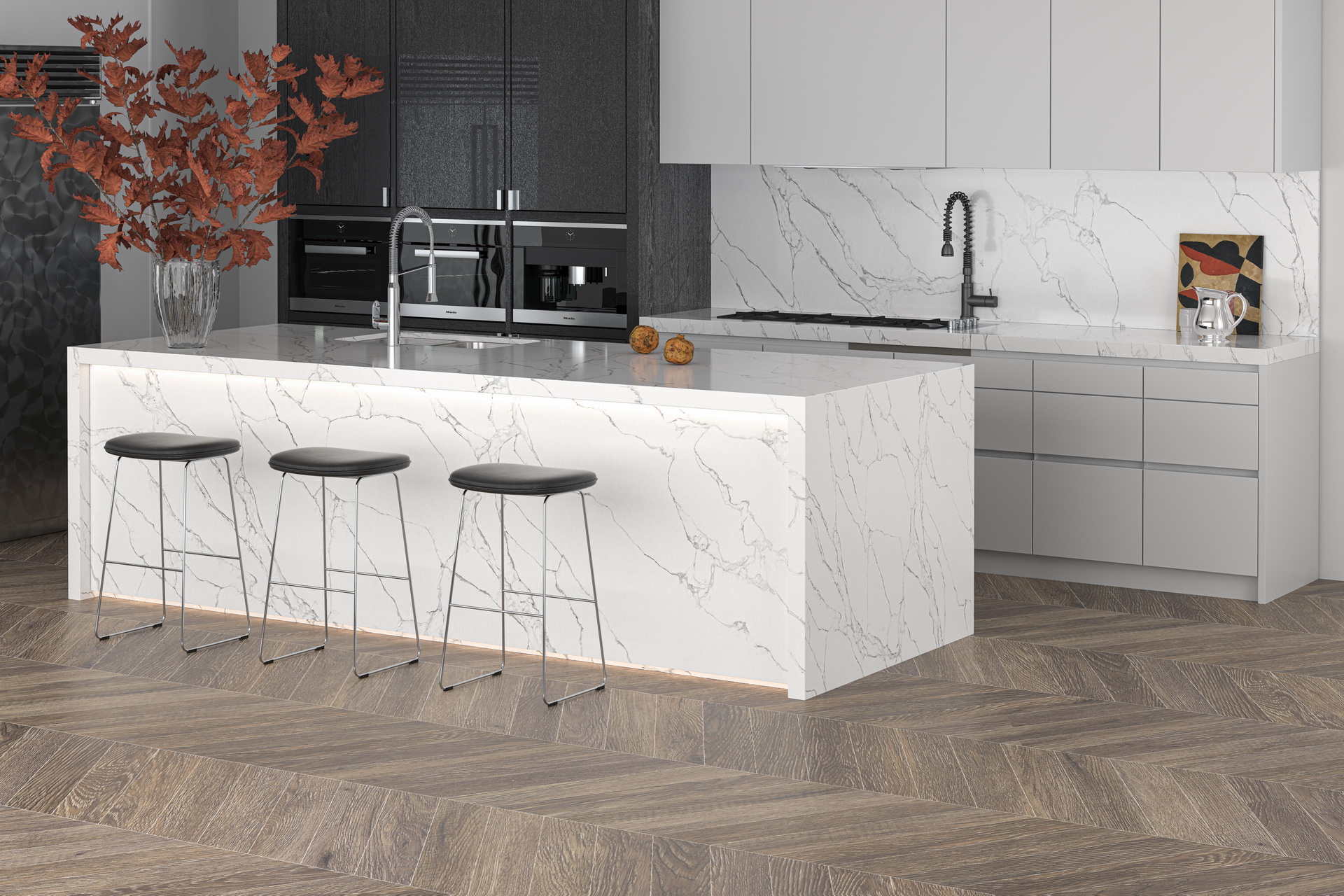 Elegant Stone Kitchen Benchtops: Stone Benchtops for Your Unique Style