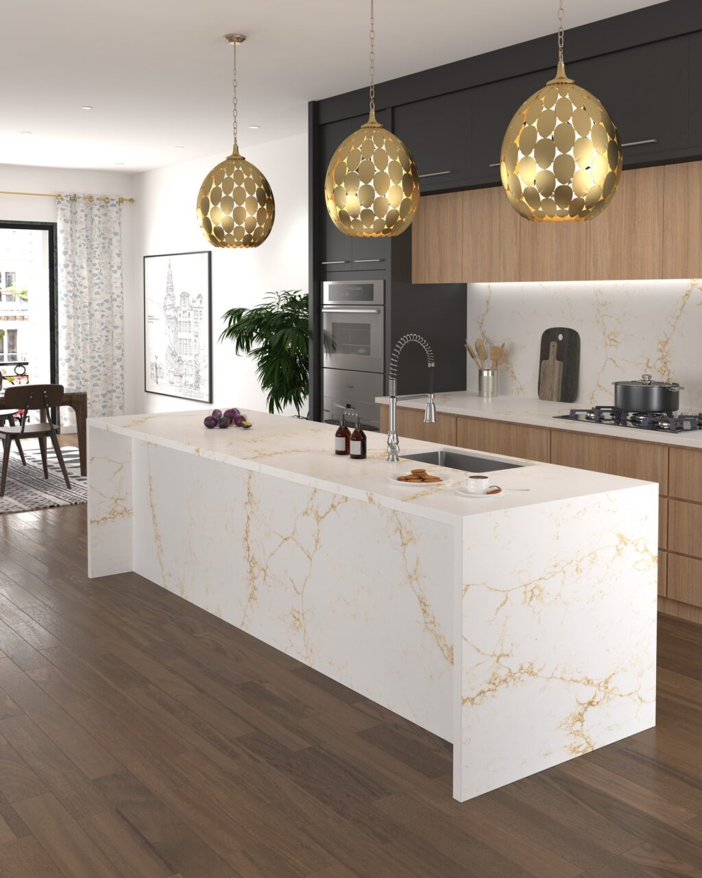 Elegant Stone Kitchen Benchtops: Stone Benchtops for Your Unique Style