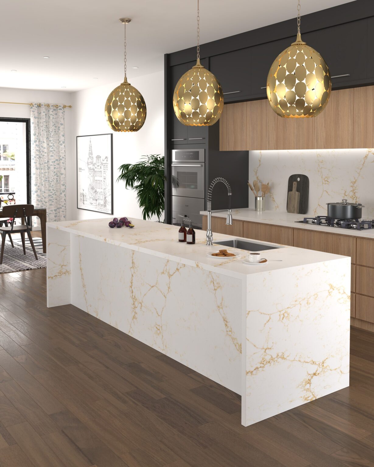 Elegant Stone Kitchen Benchtops: Stone Benchtops for Your Unique Style